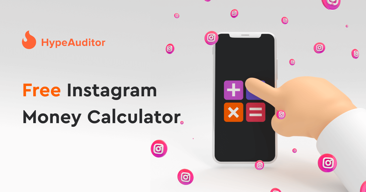 Calculateur de tarif pour les influenceurs Instagram - HypeAuditor